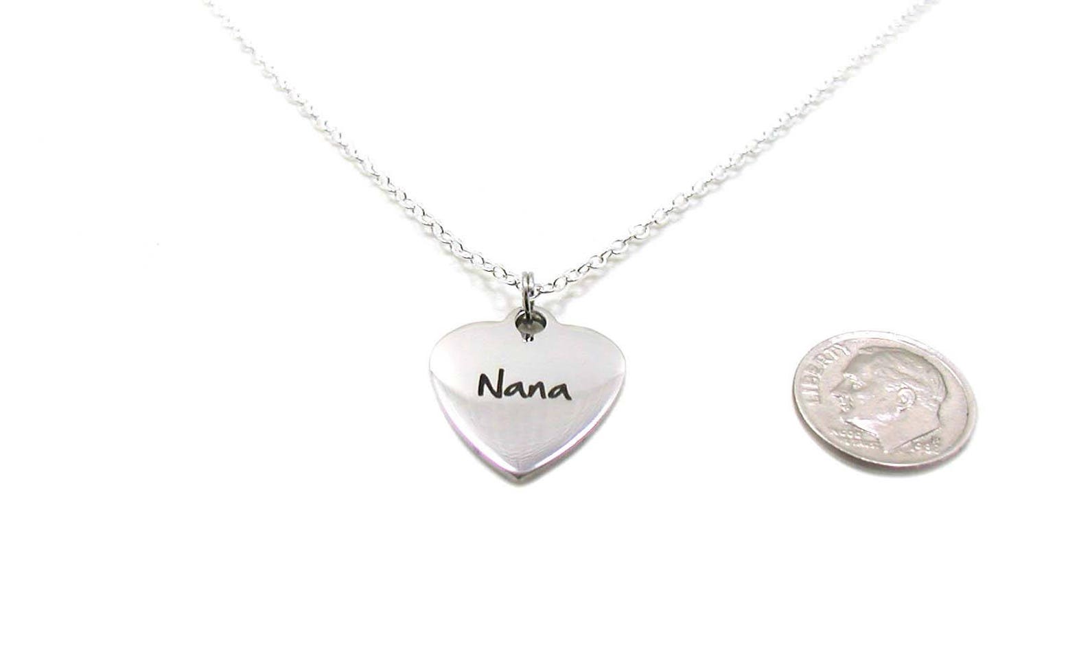 Nana Necklace Nana Charm Necklace Grandma Necklace | Etsy