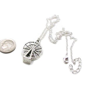 Windmill Necklace, Windmill Charm, Windmill Pendant, Windmill Jewelry ...
