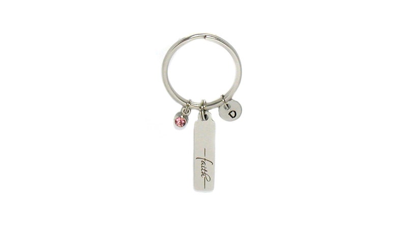 Faith Key Chain Faith Keychain Gift Birthday Gift Faith | Etsy