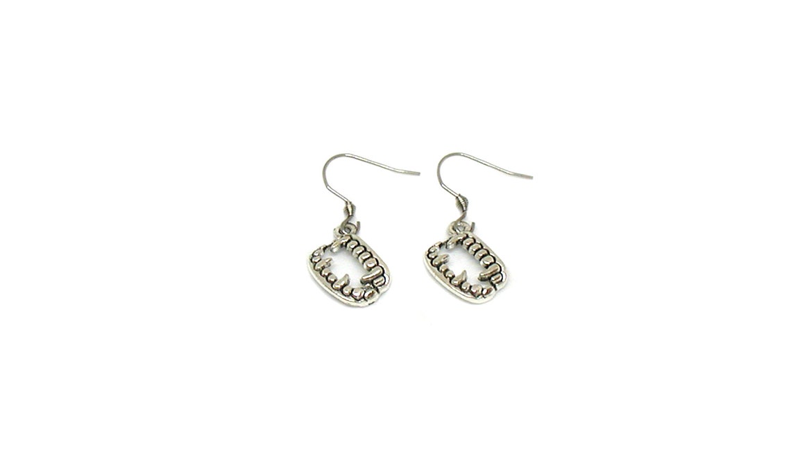 Vampire Teeth Earrings Vampire Teeth Charm Vampire Jewelry - Etsy
