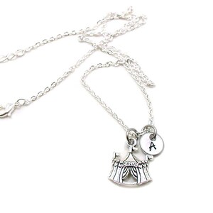 Circus Tent Necklace Circus Tent Charm Circus Jewelry - Etsy