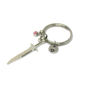 Survival Knife Keychain, Survival Knife Key Ring, Knife Keychain ...