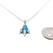 Rocket Necklace, Blue Rocket Charm, Rocket Ship Necklace, Spaceship ...