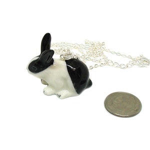 Rabbit Necklace, Charm Necklace, Charm Jewelry, Rabbit Pendant, Rabbit ...