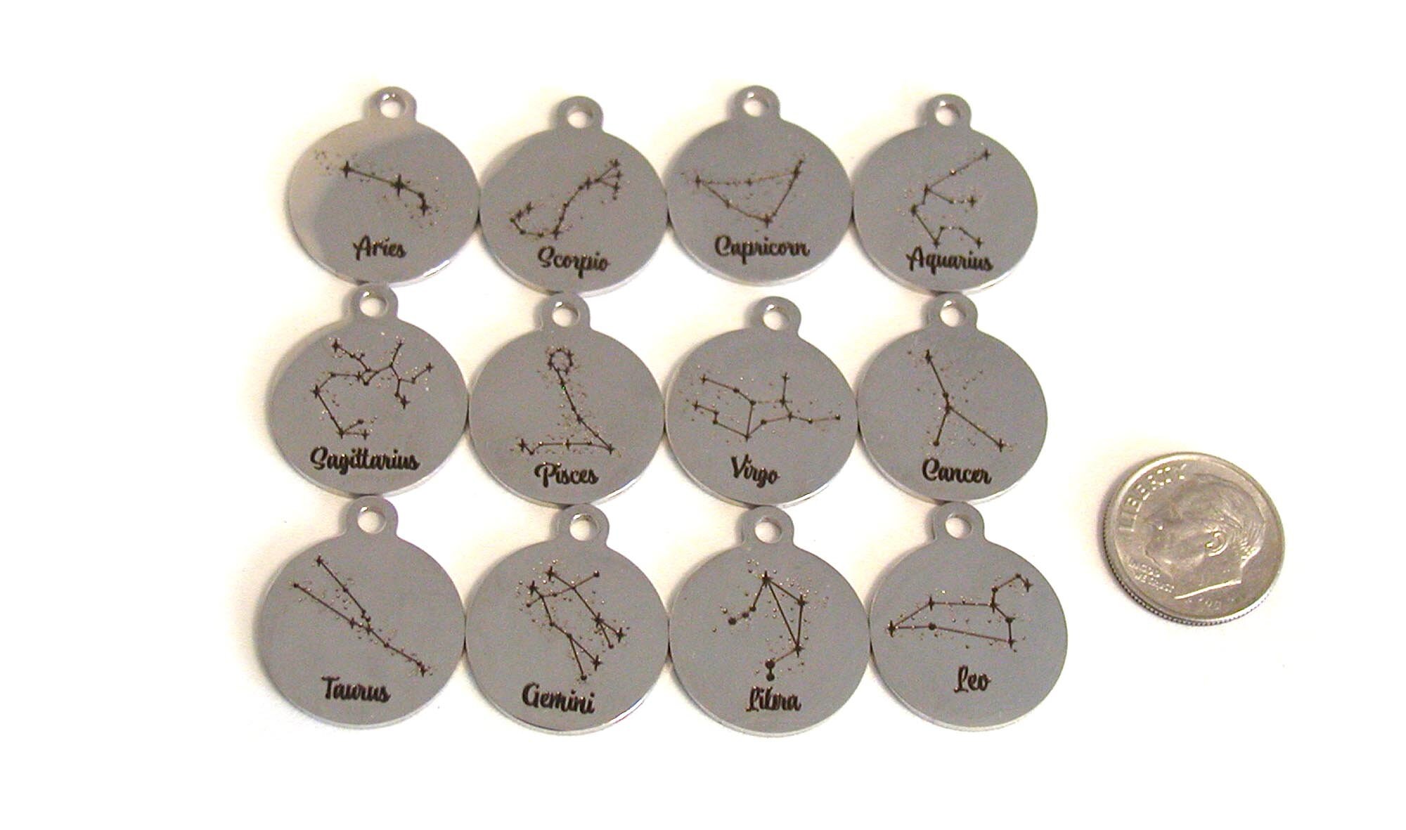 Gemini Charm Bracelet Zodiac Bracelet Astrology Bracelet | Etsy