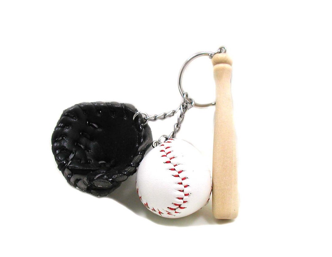 Baseball Keychain, Baseball Key Ring, Sports Keychain, Baseball Gift ...