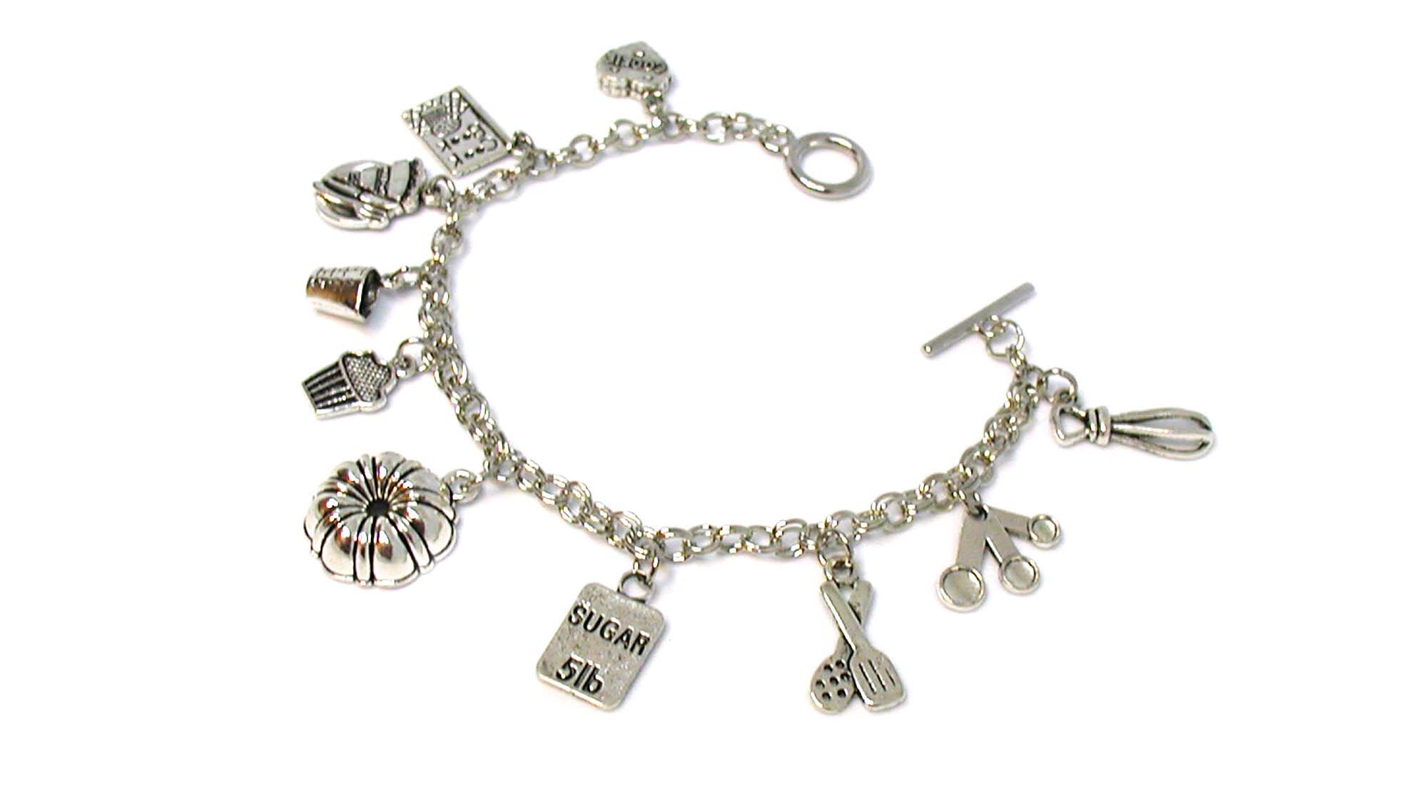 Baking Charm Bracelet Baking Bracelet Cooking Charm | Etsy