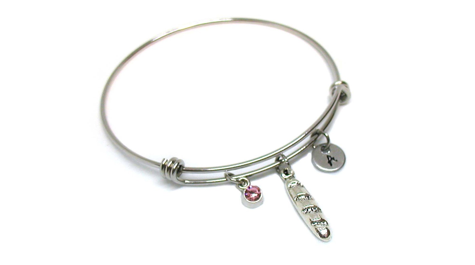 French Bread Bracelet French Bread Bangle Foodie Jewelry | Etsy