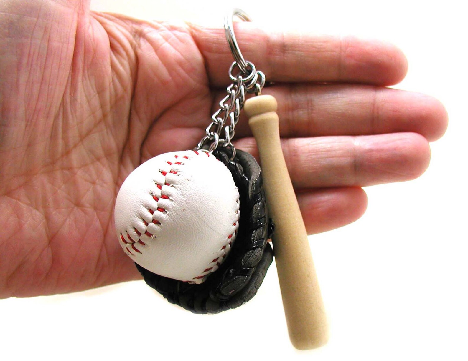 Baseball Keychain Baseball Key Ring Sports Keychain - Etsy