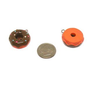 Chocolate Donut Bracelet, Chocolate Donut Bangle, Doughnut Bracelet ...