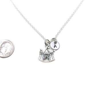 Circus Tent Necklace, Circus Tent Charm, Circus Jewelry, Circus Tent ...