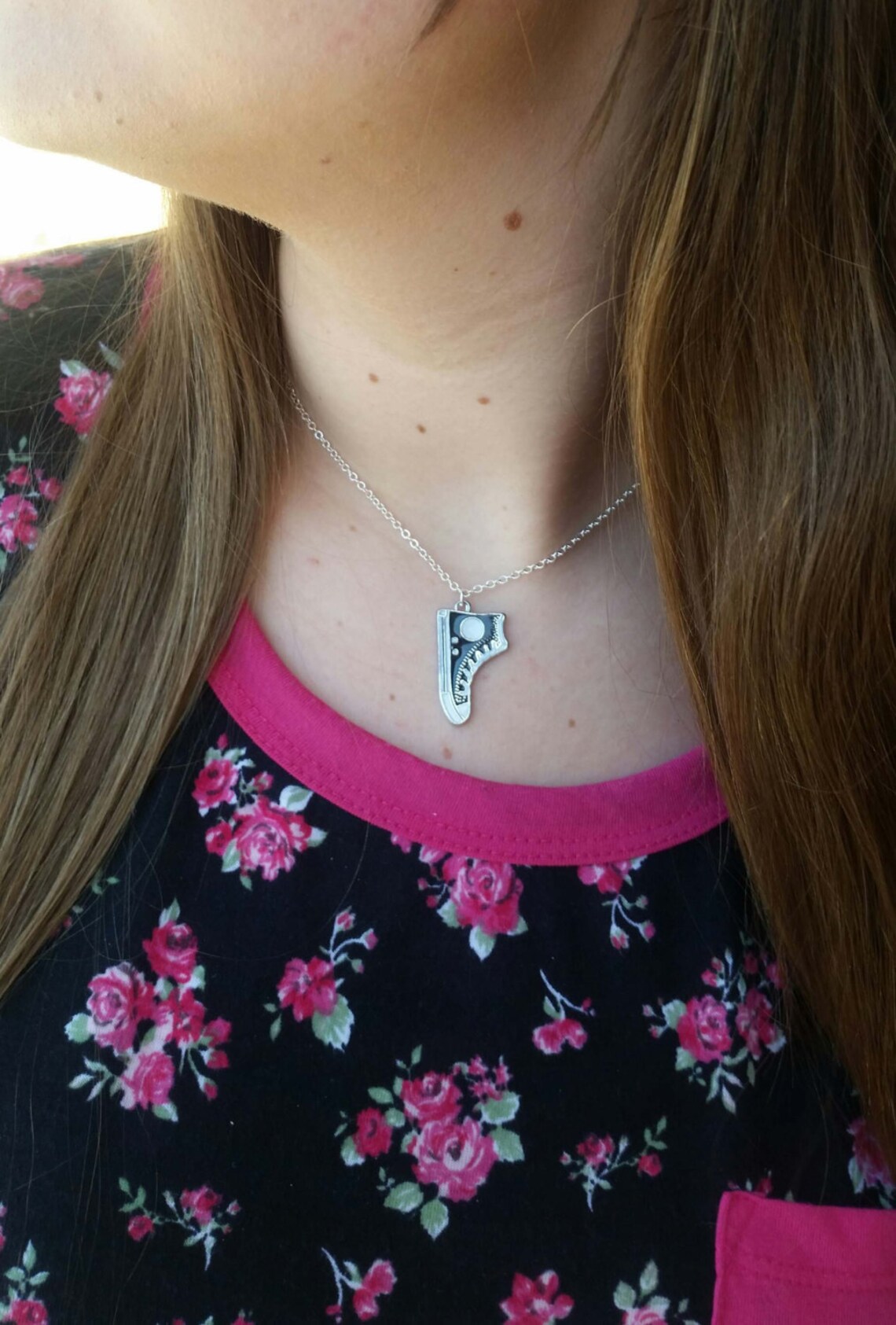 Sneaker Necklace Tennis Shoe Charm Jewelry Sneaker Pendant - Etsy