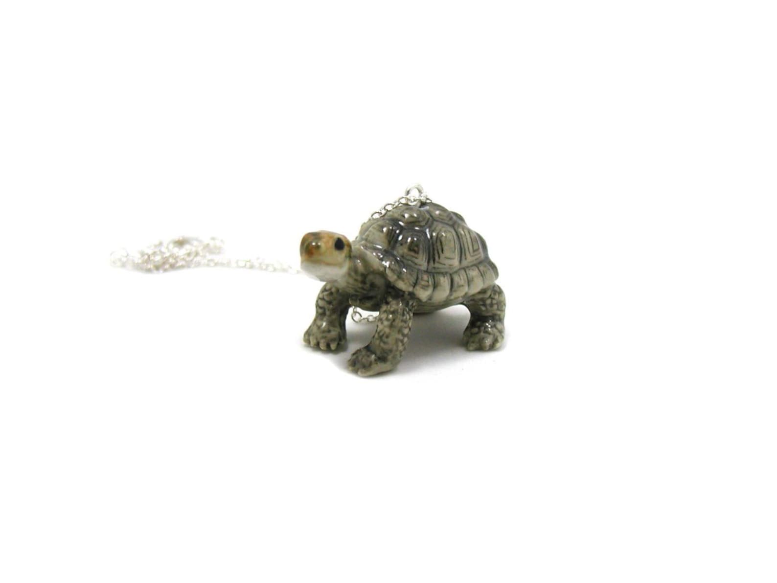 Tortoise Necklace Charm Necklace Charm Jewelry Tortoise - Etsy