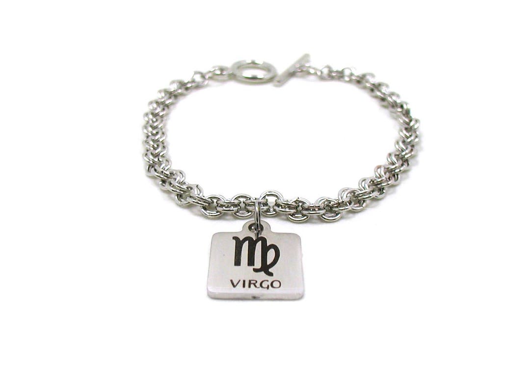 Virgo Charm Bracelet Zodiac Bracelet Astrology Bracelet - Etsy New Zealand