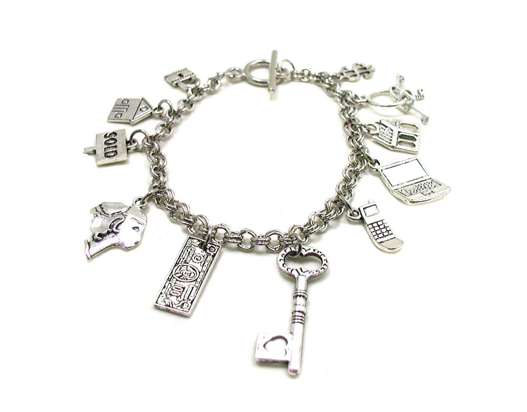 Realtor Bracelet, Realtor Charm Bracelet, Realtor Jewelry, Real Estate ...