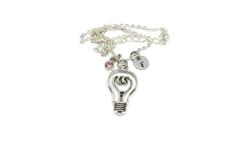 Light Bulb Necklace Light Bulb Pendant Light Bulb Charm - Etsy