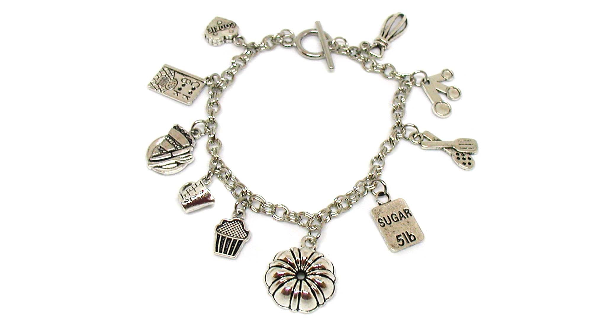 Baking Charm Bracelet Baking Bracelet Cooking Charm - Etsy UK