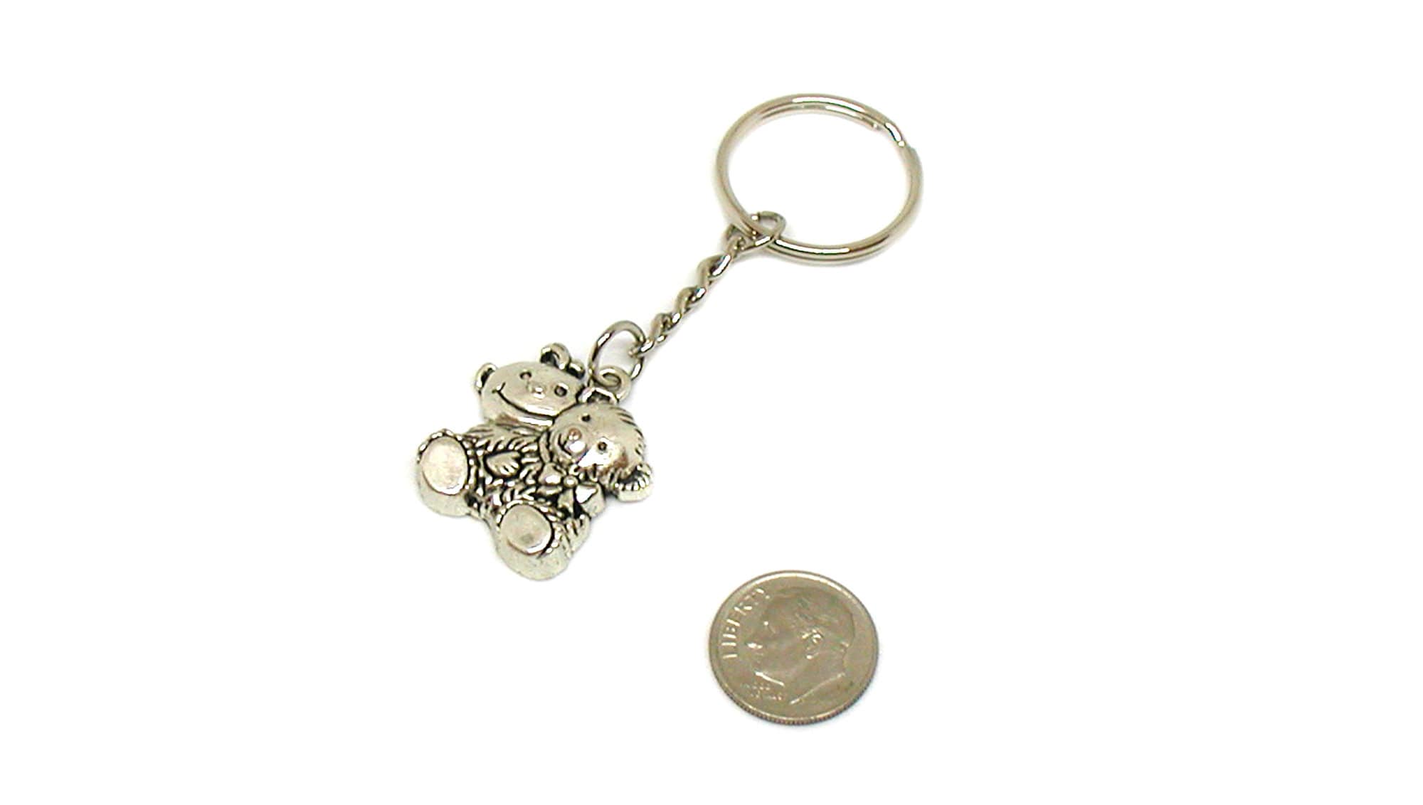 Teddy Bear Keychain Teddy Bear Key Ring Teddy Bear Charm - Etsy.de