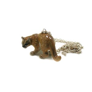Cougar Necklace, Puma Necklace, Charm Jewelry, Cougar Jewelry, Cougar ...