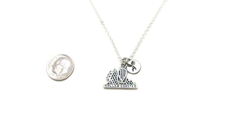 Roller Coaster Necklace Roller Coaster Charm Roller Coaster - Etsy