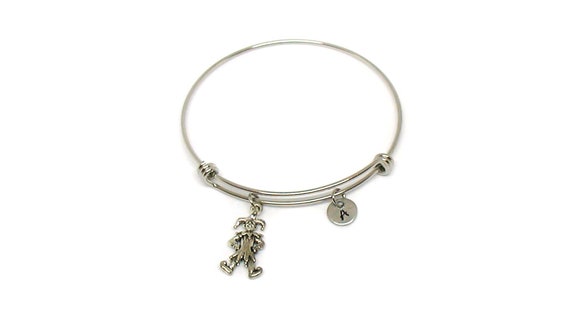 Jester Bangle Jester Charm Jester Bracelet Expandable - Etsy