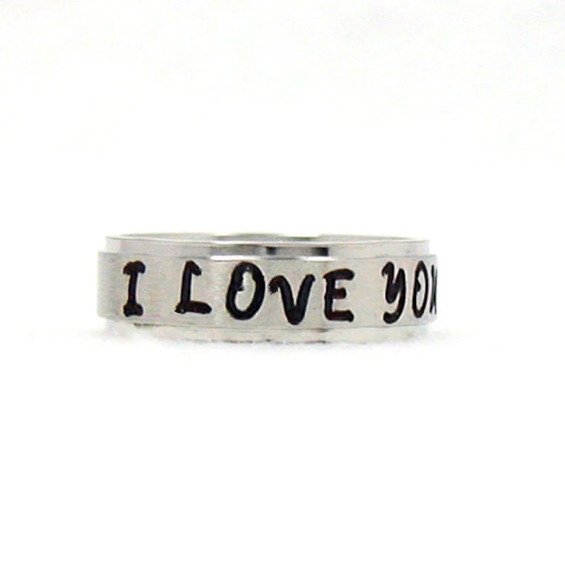 I Love You Ring - Etsy
