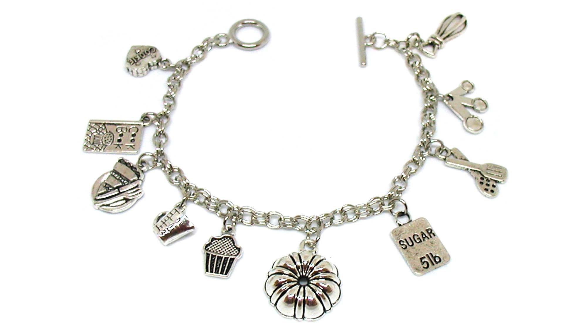 Baking Charm Bracelet Baking Bracelet Cooking Charm | Etsy