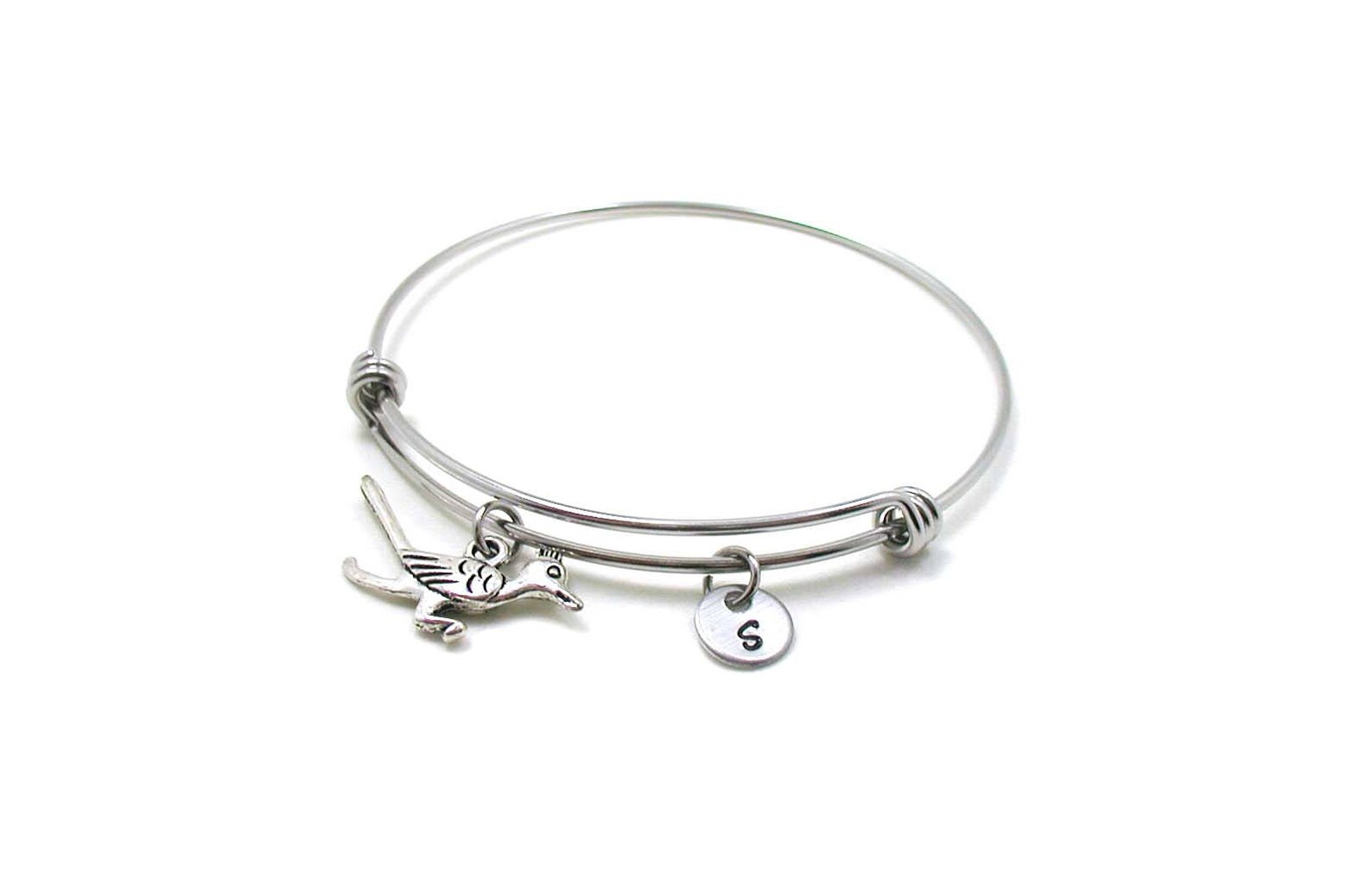 Road Runner Bangle Road Runner Charm Road Runner Bracelet - Etsy