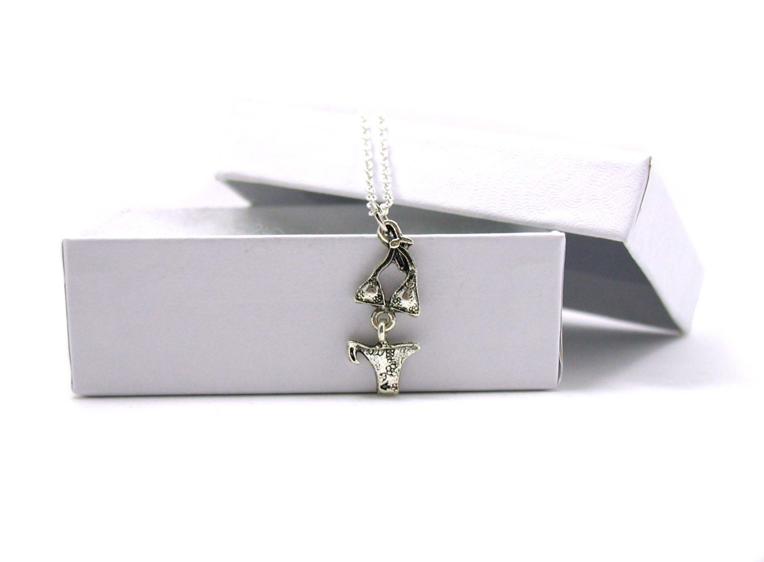 Bikini Necklace Bikini Charm Necklace Bikini Charm Jewelry - Etsy