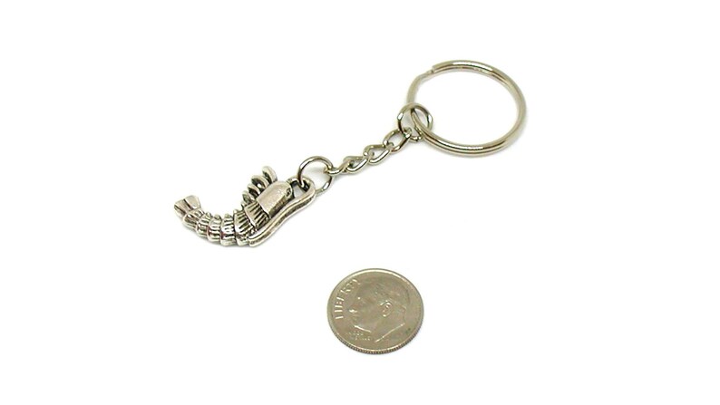 Shrimp Key Chain, Crustacean Keychain, Ocean Keychain, Shrimp Charm ...