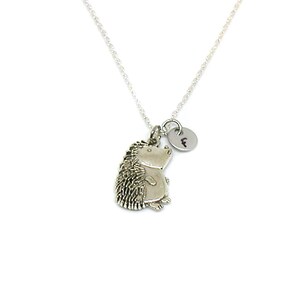 Hedgehog Necklace, Hedgehog Pendant, Hedgehog Charm, Silver Hedgehog ...