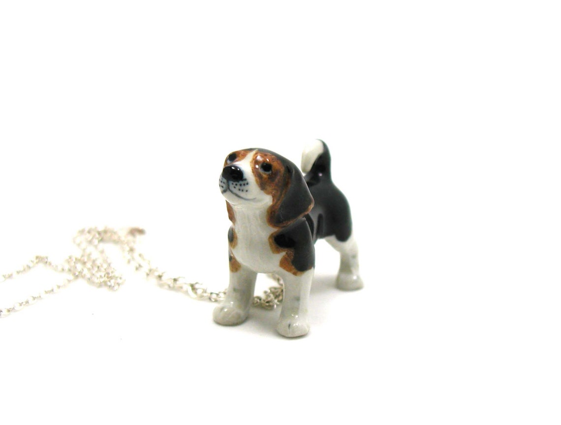 Beagle Necklace Charm Necklace Charm Jewelry Beagle | Etsy