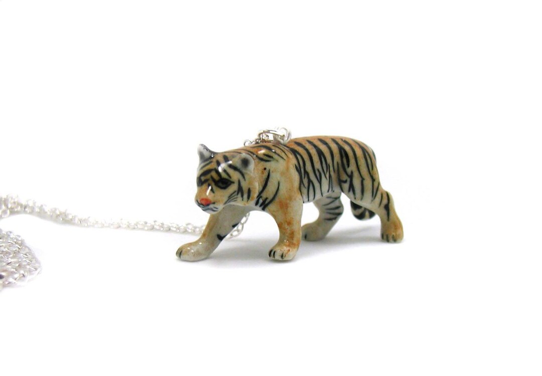 Bengal Tiger Necklace, Bengal Cat Necklace, Tiger Pendant, Bengal Tiger ...