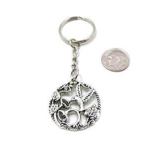 Hummingbird Keychain, Hummingbird Key Ring, Bird Keychain, Silver ...