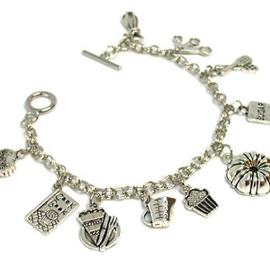 Baking Charm Bracelet, Baking Bracelet, Cooking Charm Bracelet, Baker ...