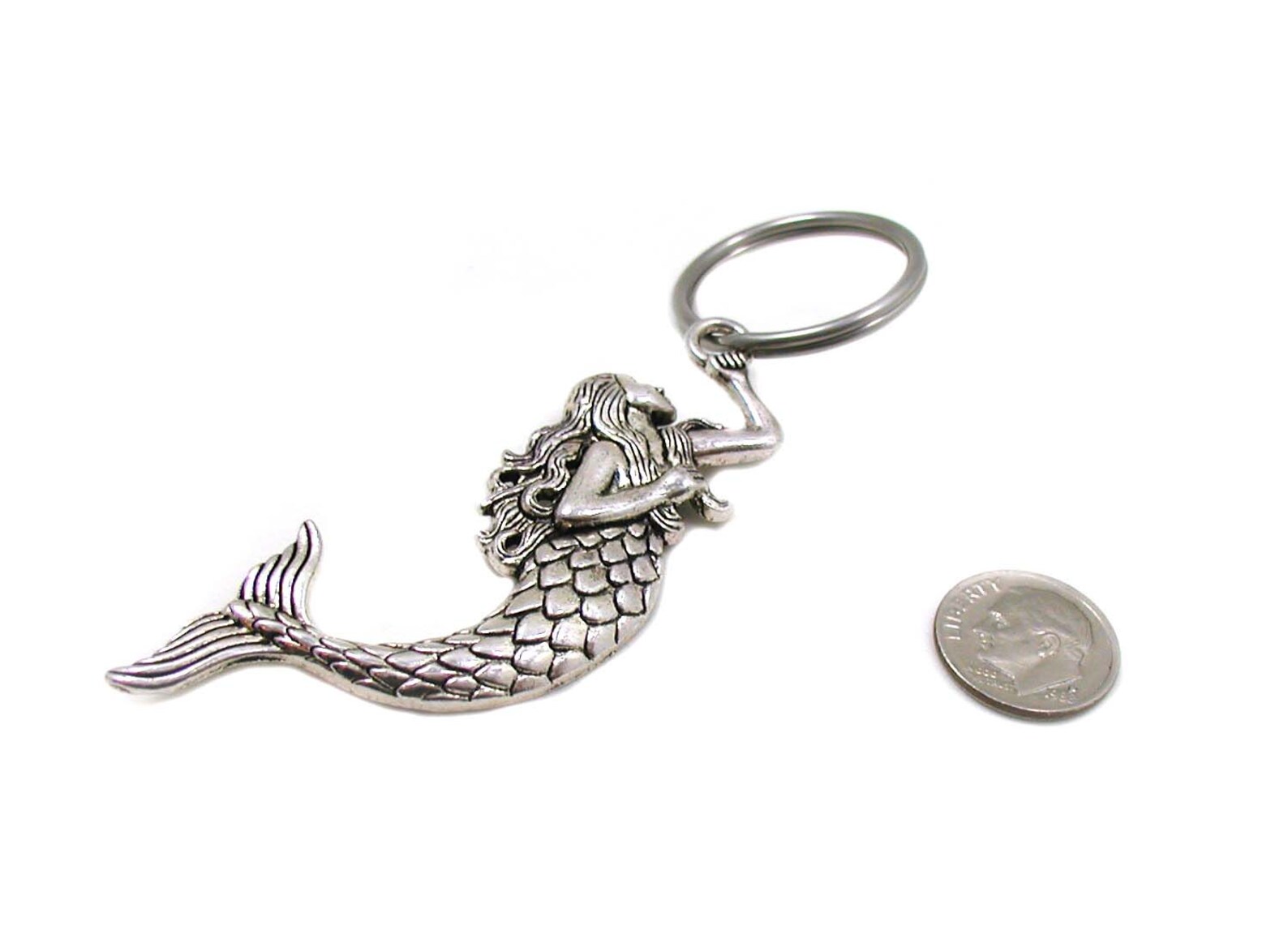 Mermaid Keychain Mermaid Key Ring Fantasy Keychain Mermaid - Etsy UK