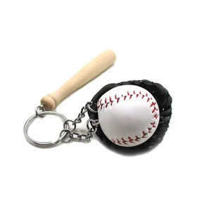 Baseball Keychain, Baseball Key Ring, Sports Keychain, Baseball Gift ...