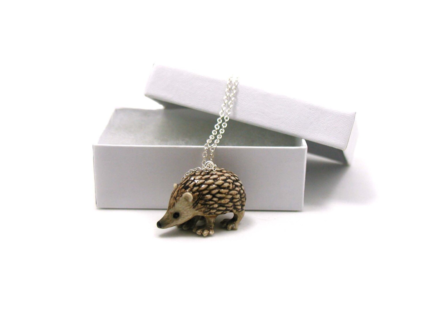 Hedgehog Necklace Charm Necklace Charm Jewelry Hedgehog | Etsy