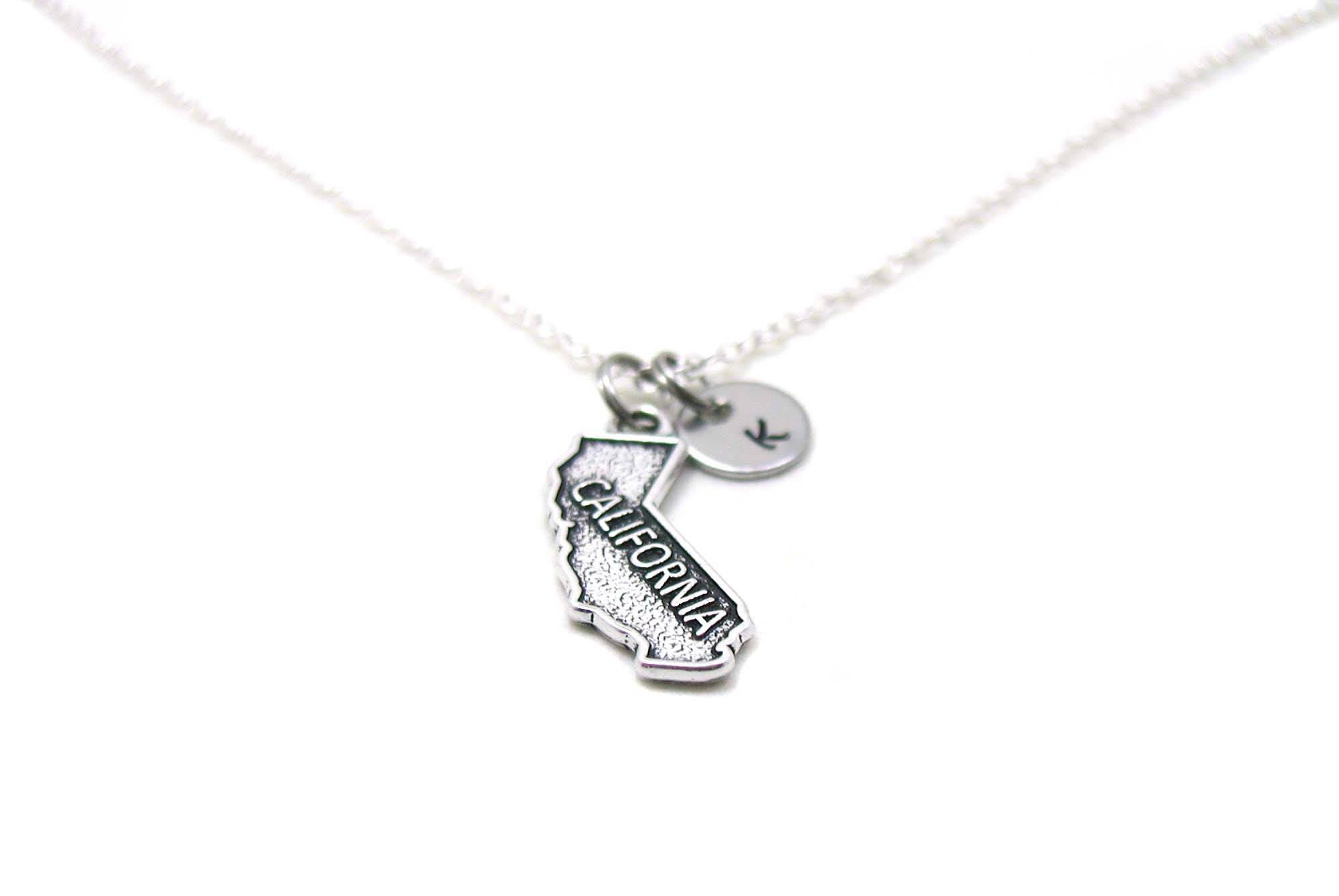 California Necklace State Of California Necklace | Etsy