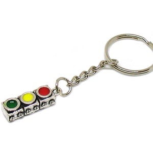 Traffic Signal Keychain, Traffic Light Keychain, Traffic Light Key Ring ...