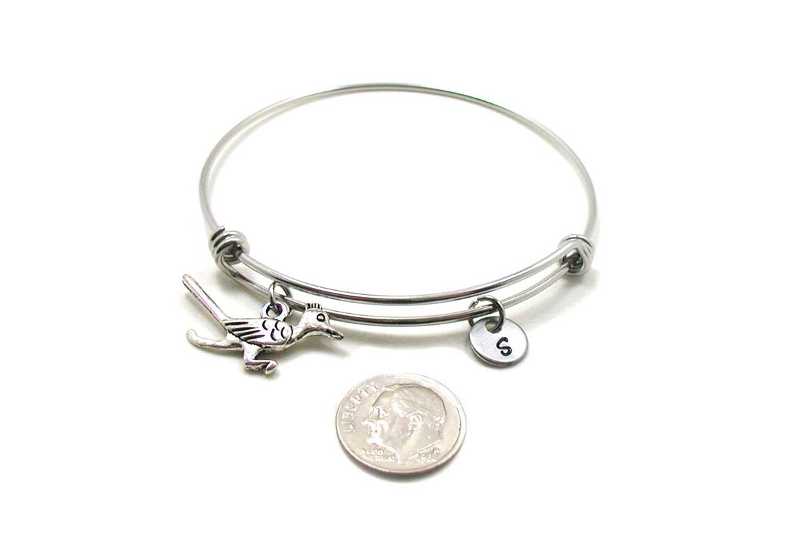 Road Runner Bangle Road Runner Charm Road Runner Bracelet - Etsy