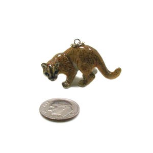 Cougar Necklace, Puma Necklace, Charm Jewelry, Cougar Jewelry, Cougar ...