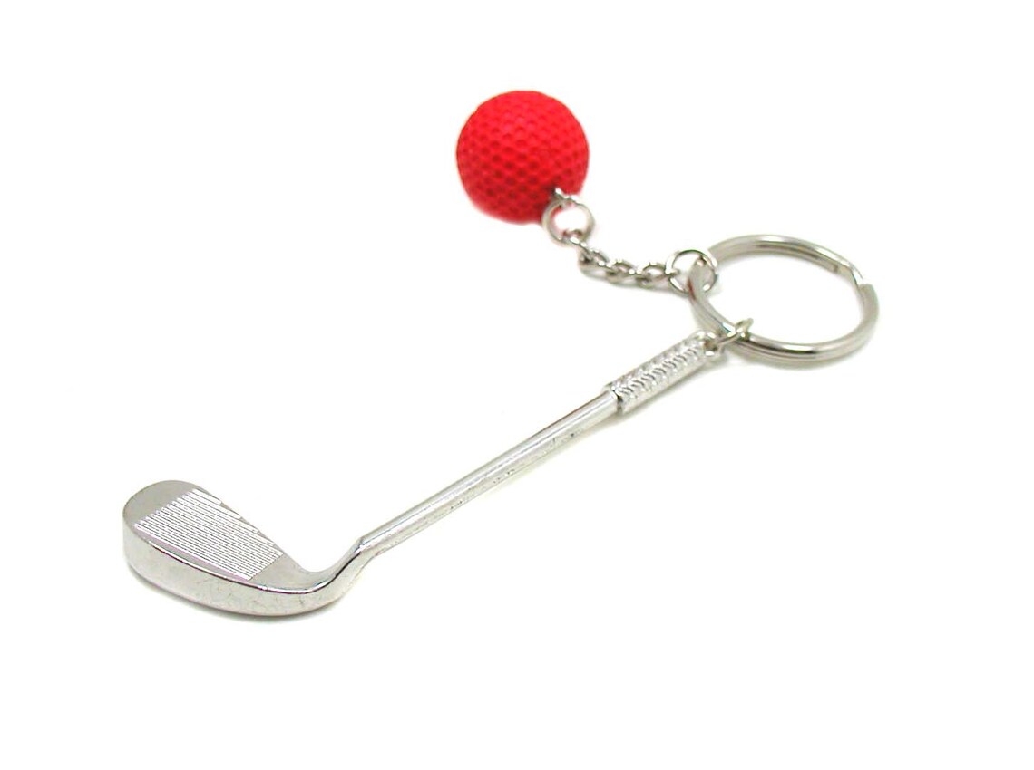 Golf Keychain Golf Key Ring Sports Keychain Golf Gift Golf - Etsy