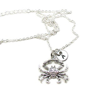 King Crab Necklace, Crab Pendant, Crab Jewelry, Crustacean Necklace ...