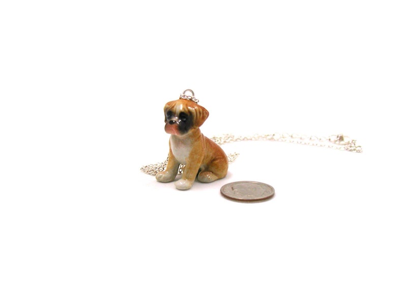 Boxer Puppy Necklace Boxer Jewelry Boxer Pendant Puppy | Etsy