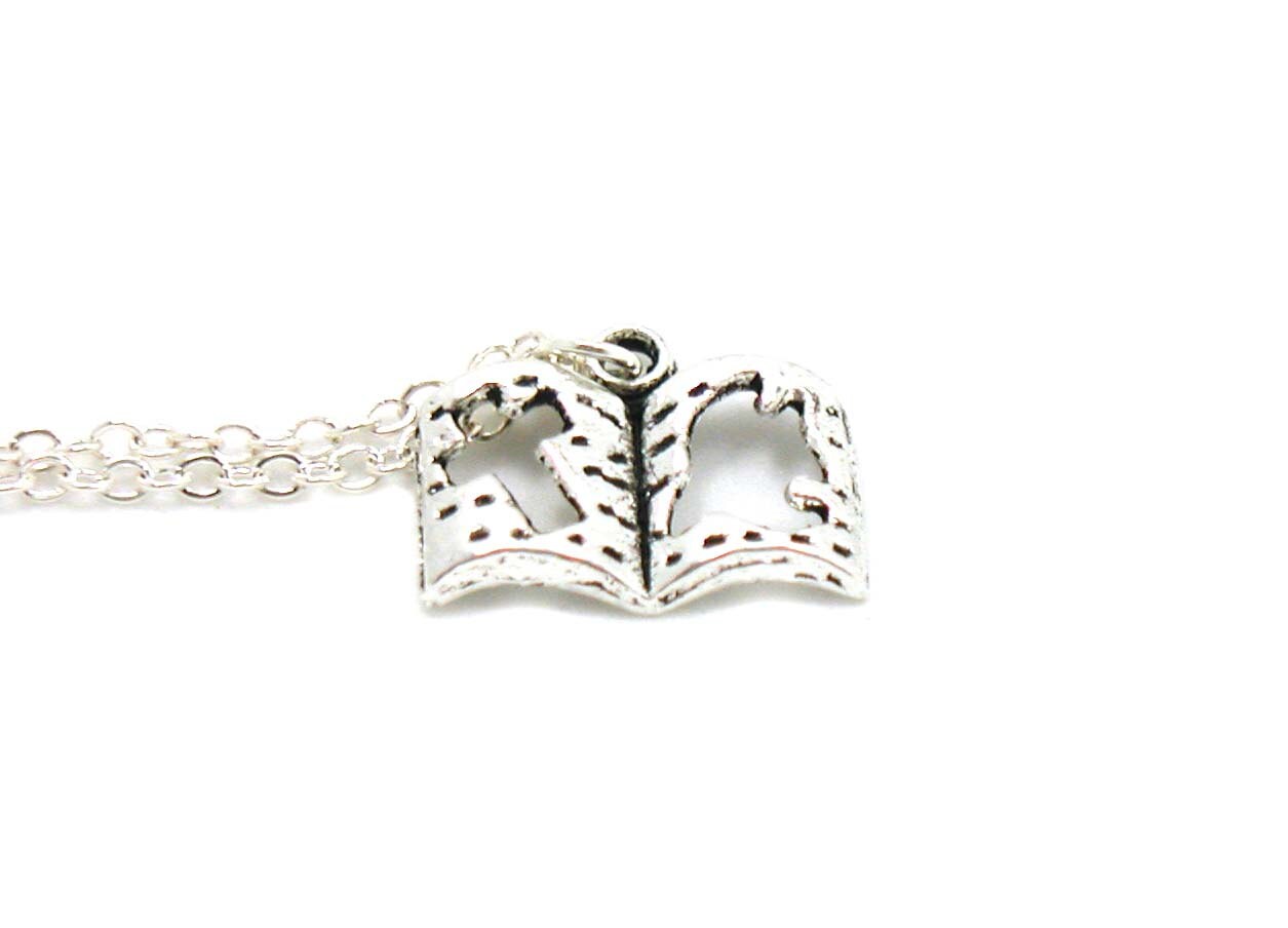 Bible Necklace Christian Necklace Charm Jewelry Faith | Etsy