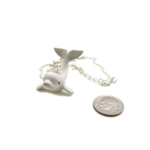 Beluga Whale Necklace, Charm Necklace, Charm Jewelry, Beluga Whale ...
