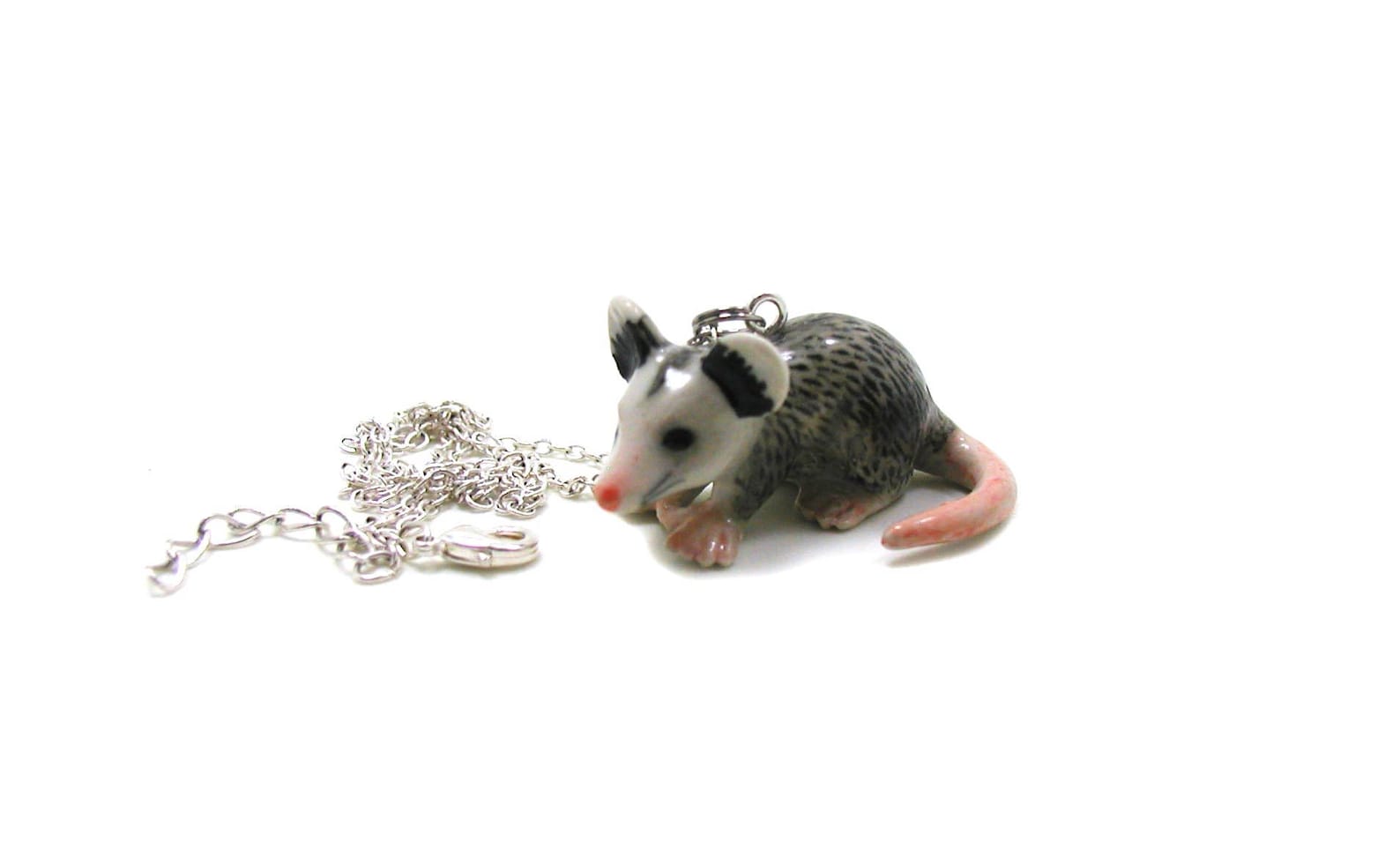 Possum Necklace Marsupial Necklace Opossum Charm Jewelry | Etsy