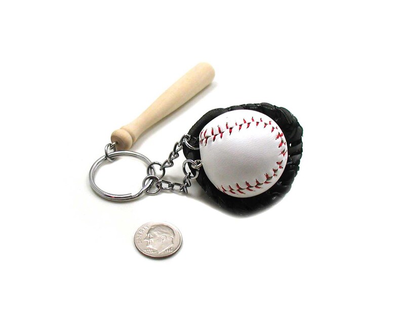 Baseball Keychain Baseball Key Ring Sports Keychain - Etsy