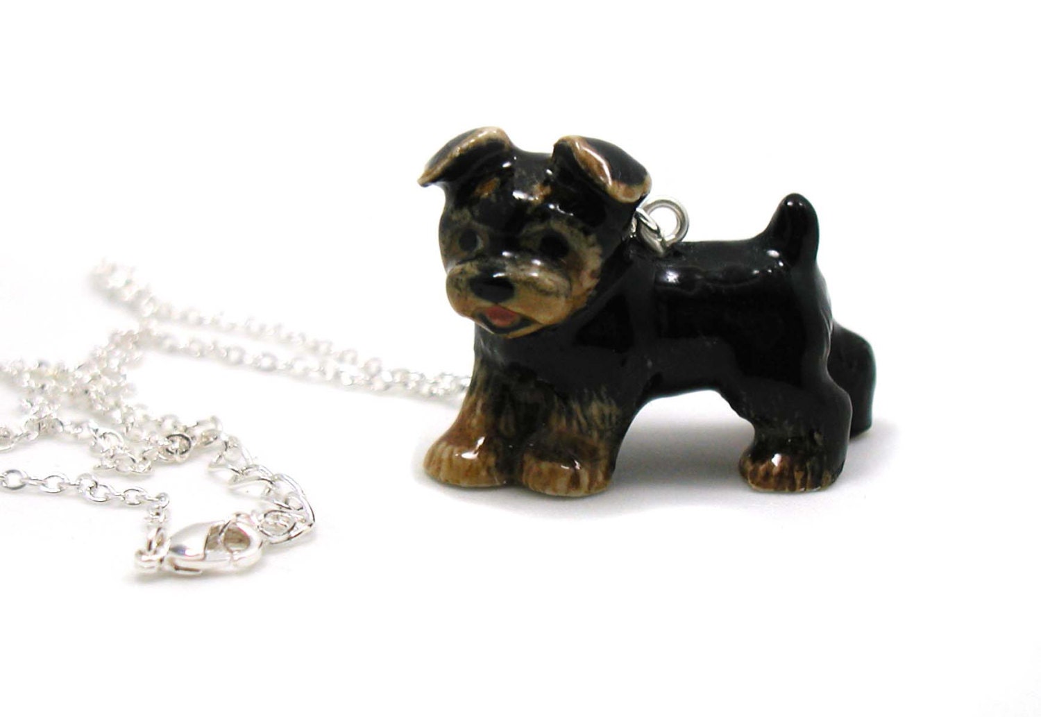 Yorkie Necklace, Yorkshire Terrier Necklace, Yorkie Pendant, Yorkie ...